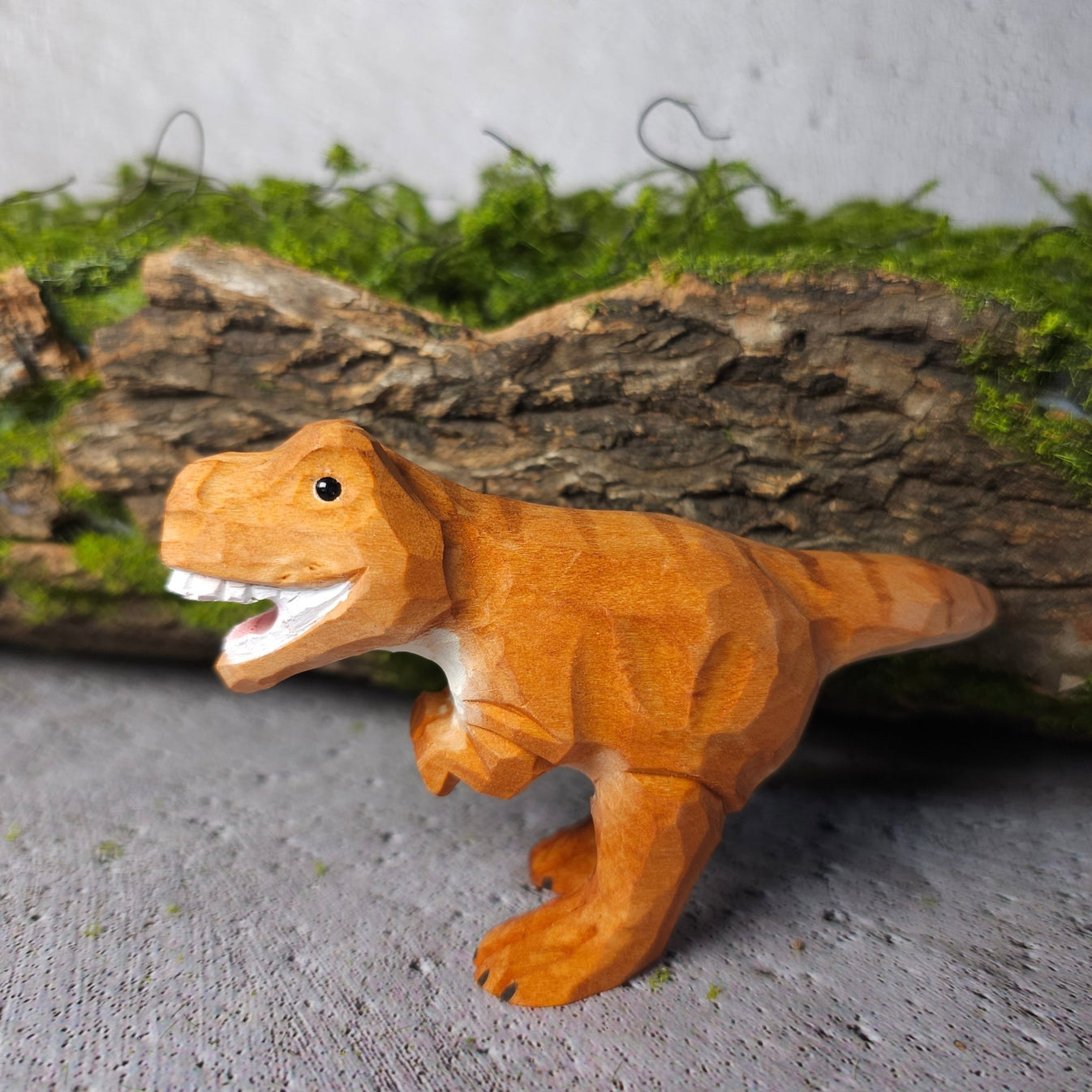 Hand-Painted Tyrannosaurus Rex Figurine Collectible – Wooden Islands